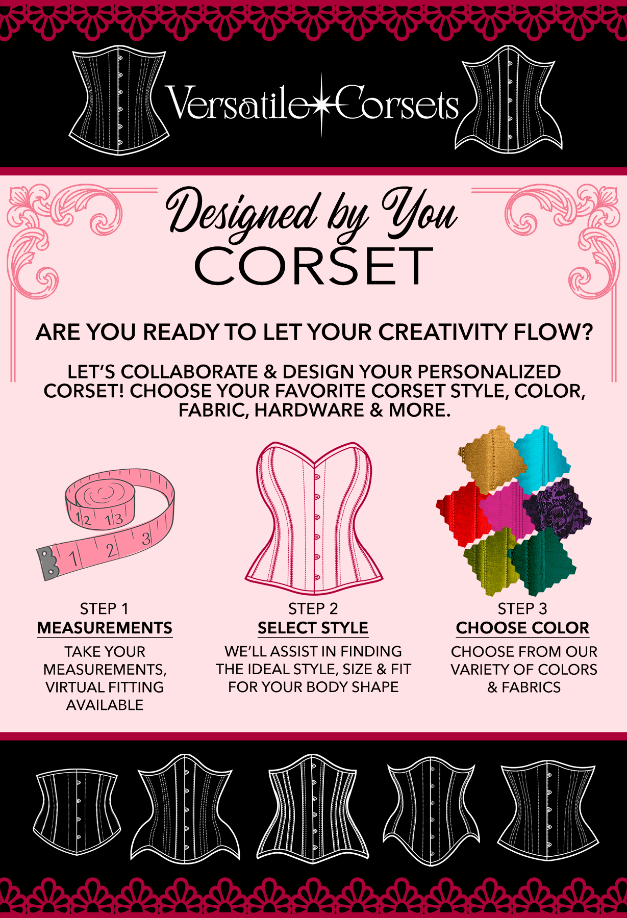 Designed by You Corset – Let Your Creativity Flow | Versatile Corsets